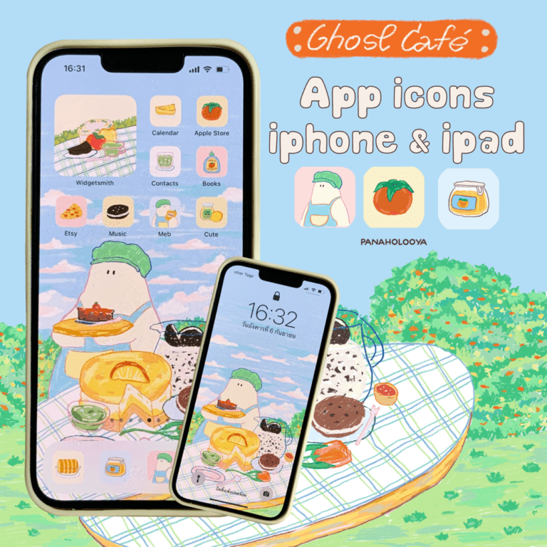 PANAHOLOOYA | APP ICONS GHOST COMMUNITY (Ghost Cafe) | Fahfahsworld