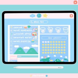 YRMSLWORLD | GOODNOTES DIGITAL MEMO PAD (Chilling Sunday) | Fahfahsworld