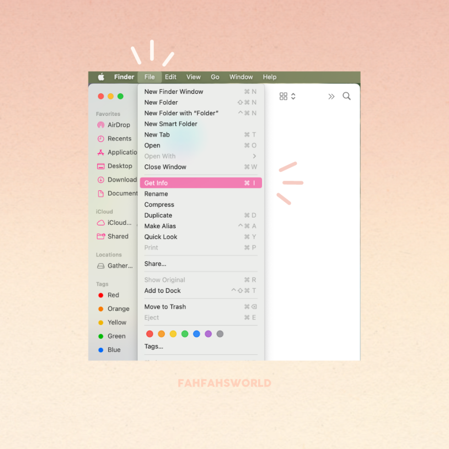 วิธีเปลี่ยน Icon Folder Mac | Fahfahsworld