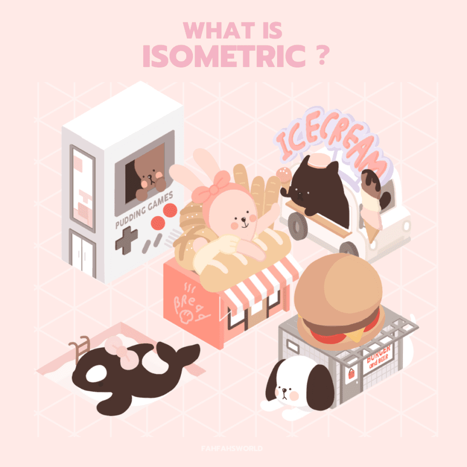เข้าใจ Isometric การสร้างภาพสามมิติอย่างง่าย | FAHFAHSWORLD